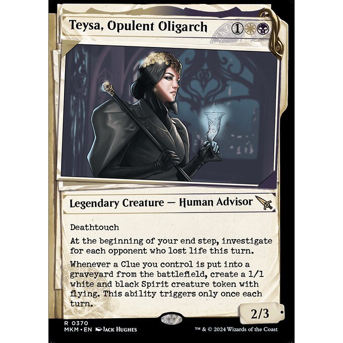 MTG Teysa, Opulent Oligarch - Dossier Showcase - Non Foil | Shopee ...