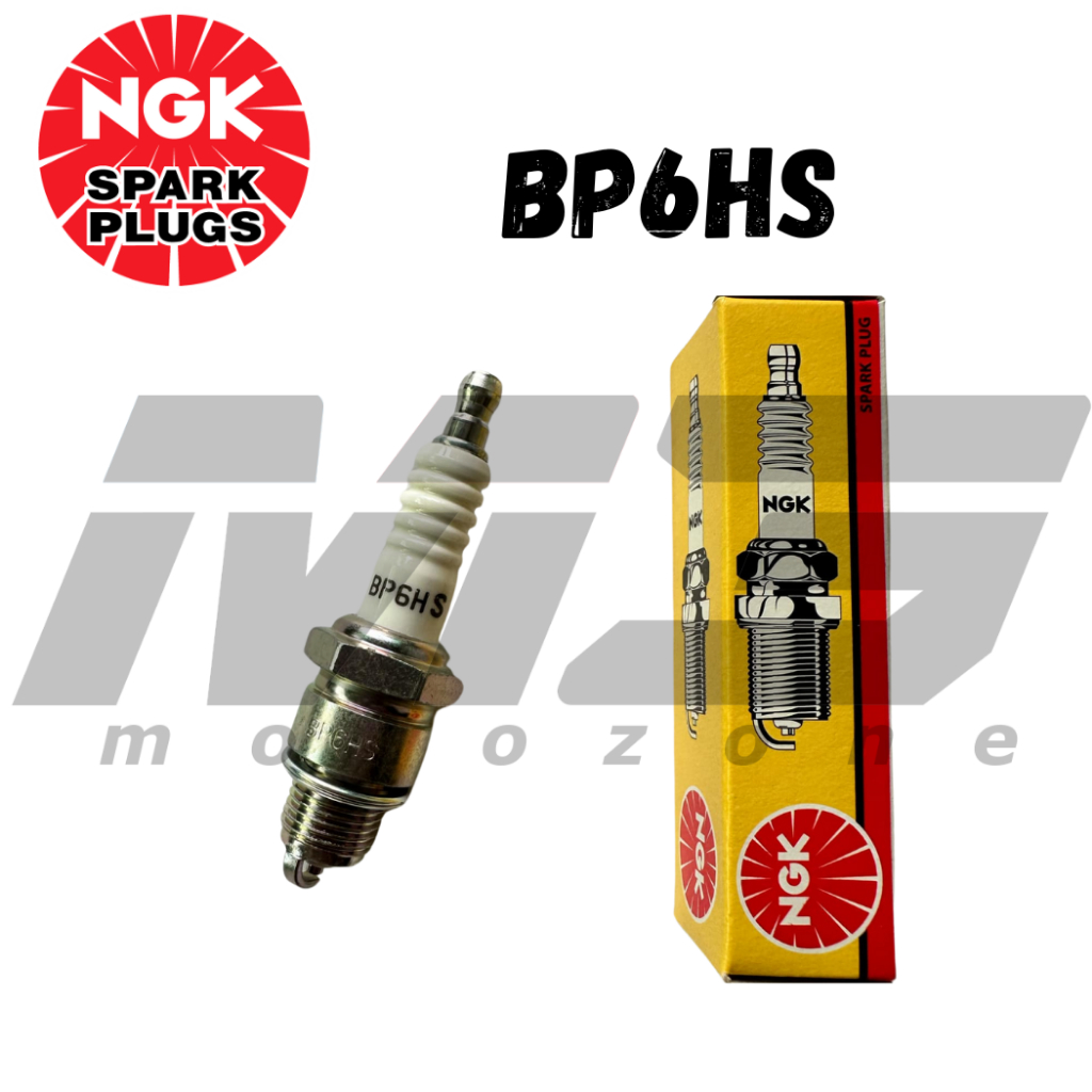 Original NGK Spark Plug BP6HS for Yamaha RS 100T/RXZ 100S & Suzuki B120 ...