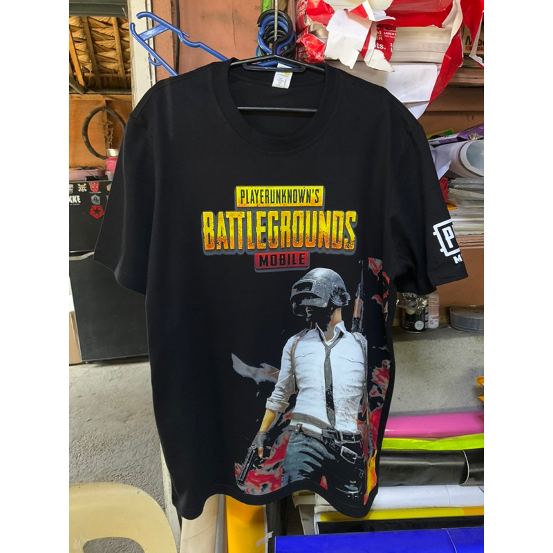 Pubg Mobile Helmetman Design Tshirt (BLACK) | Shopee Philippines