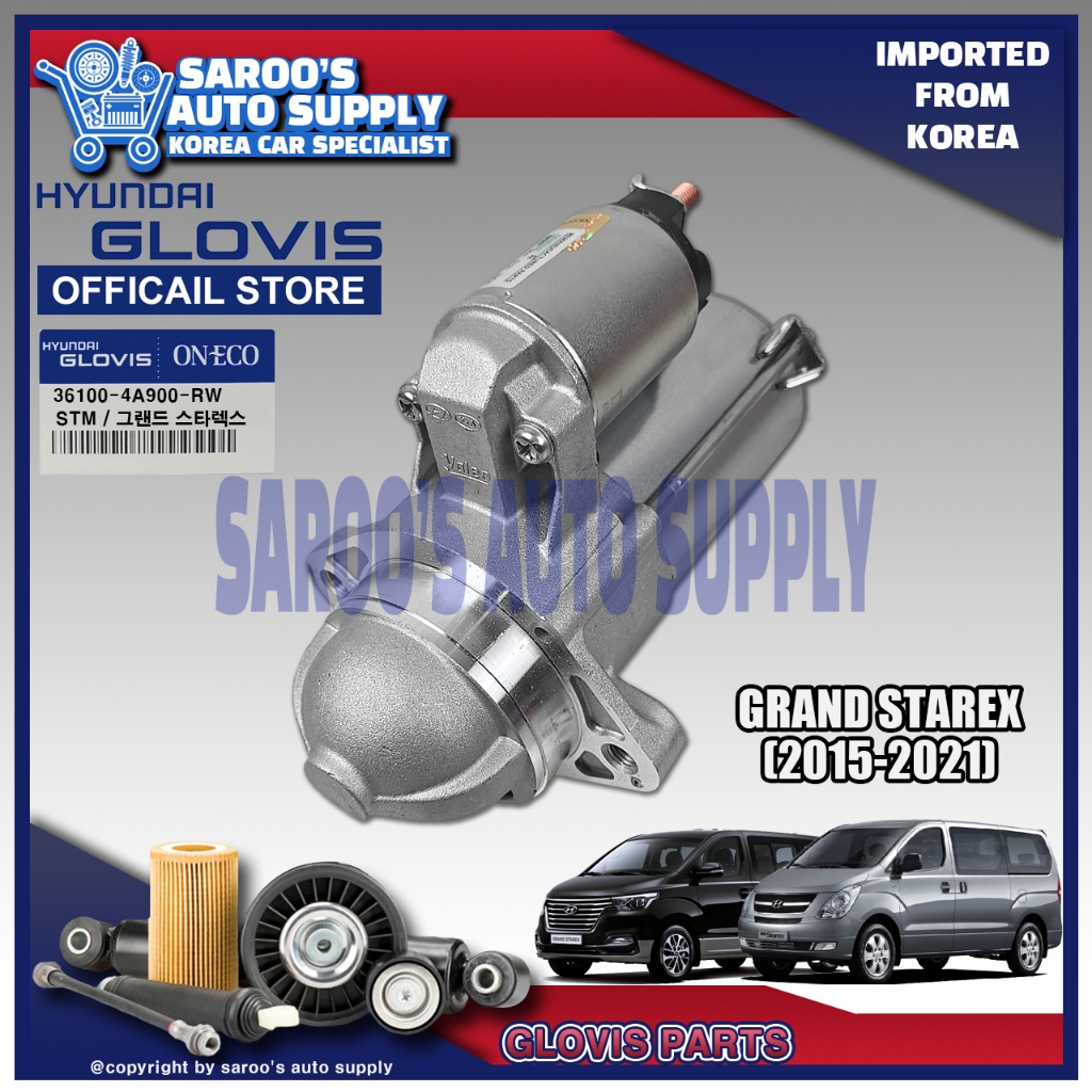 Starter Motor For Hyundai Grand Starex (15-21) , Hyundai Glovis Brand ...