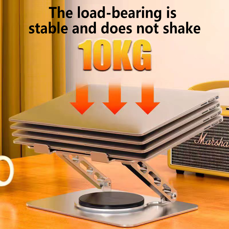 German Craft Laptop Stand 360° Rotating Height Adjustable Portable ...