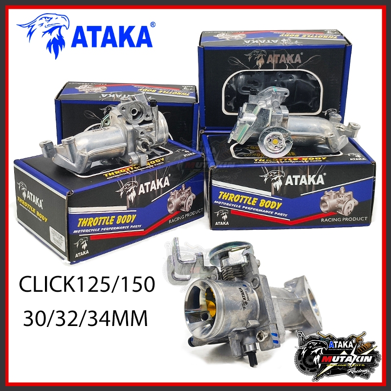 ATAKA Throttle Body Click 125/Clikc 150 30MM/32MM/34MM | Shopee Philippines