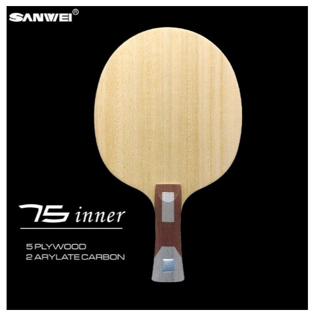 Sanwei 75 Inner ALC 5+2 Carbon 5.8mm 90g Blade orig table tennis ...