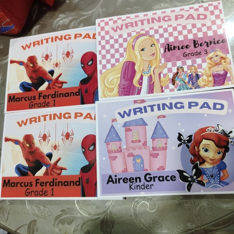 Personalized Writing Pad 50 sheets (for Grade 1, 2 &3) | Shopee Philippines