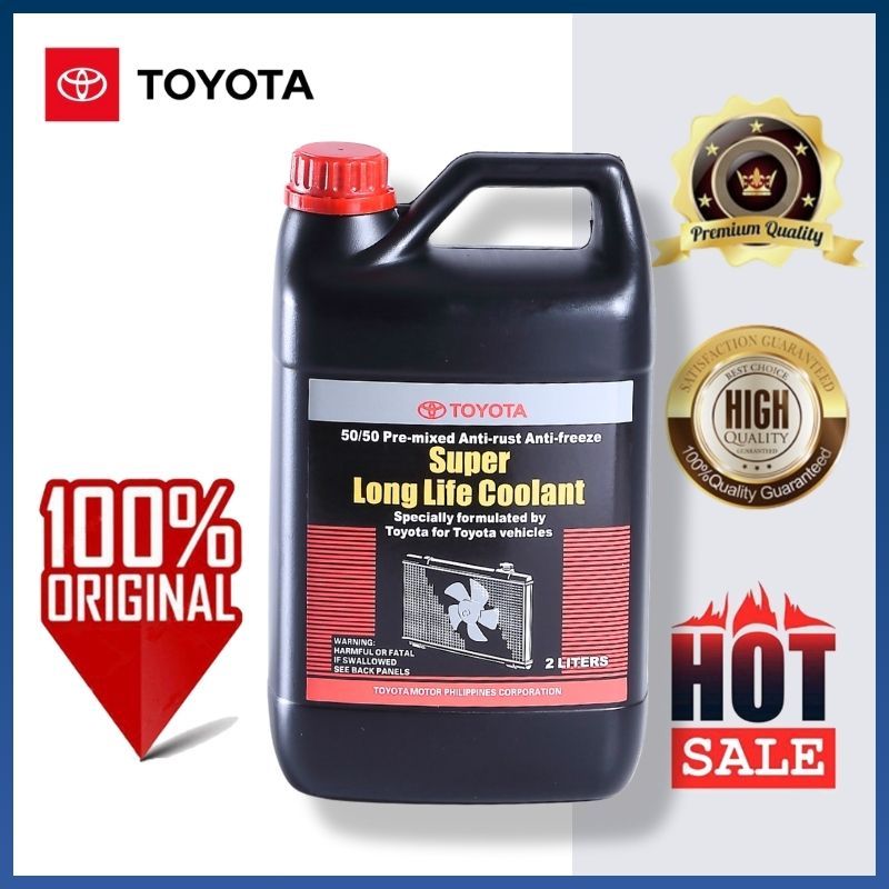 Toyota Genuine Coolant Pink Super Long Life Motorcycle Coolant Car Coolant - Ready to Use 2 ...