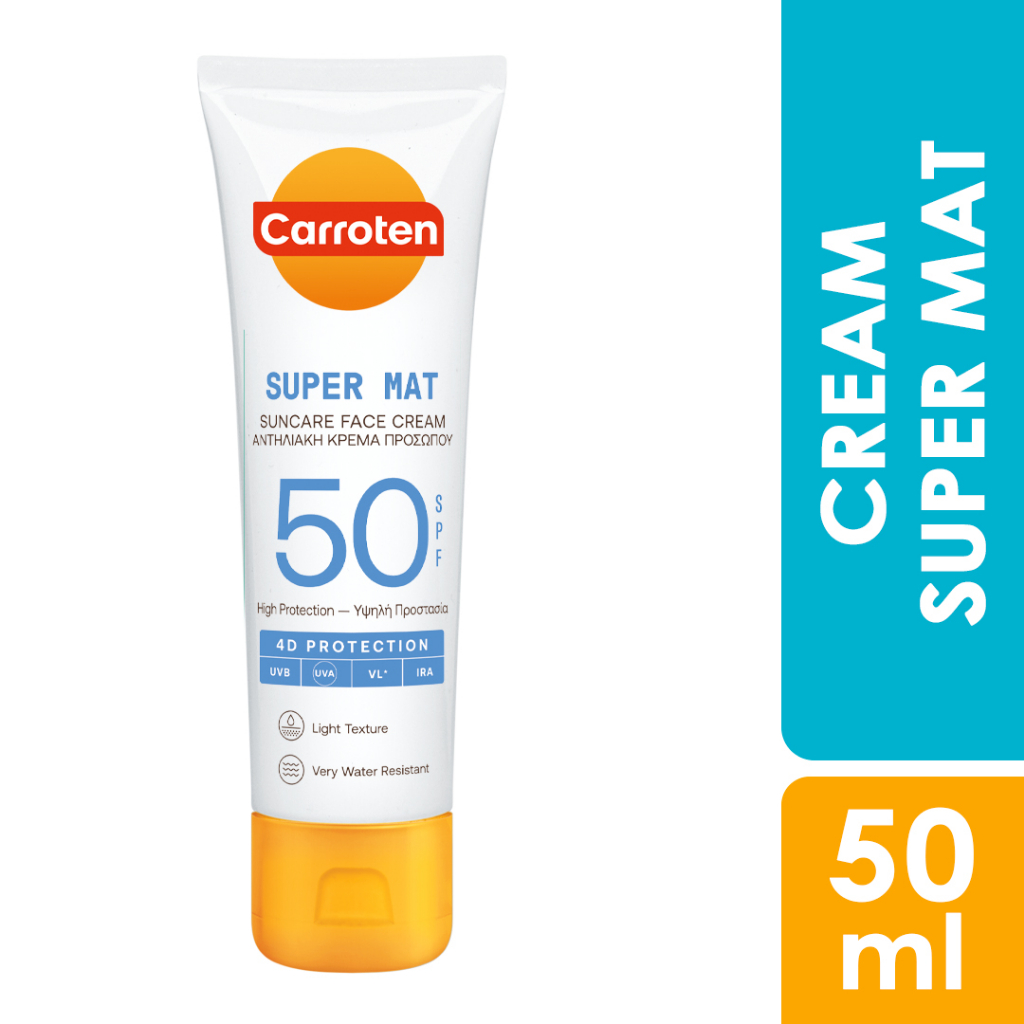 Carroten Face Cream Super Mat SPF50 50ML | Shopee Philippines