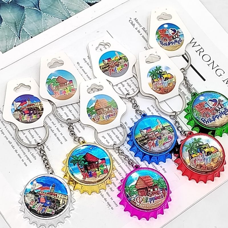 Tansan Opener Keychain Philippine Souvenir Jeep Kubo Tricycle Random ...
