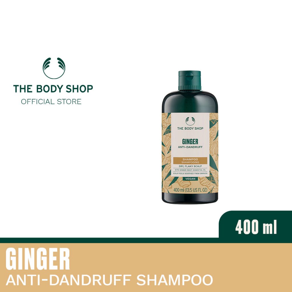 The Body Shop Ginger Anti-dandruff Shampoo 400 ML | Shopee Philippines