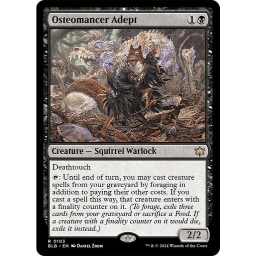 Osteomancer Adept - Bloomburrow | Shopee Philippines