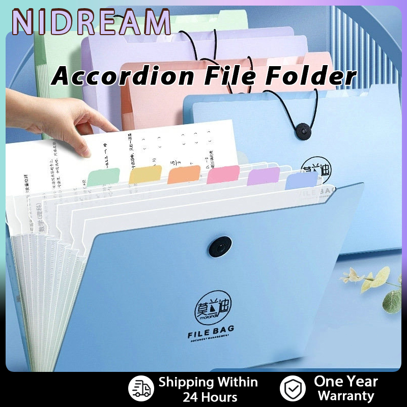 A4 Expanding File Folder File Folder Organizer For Document Accordion ...