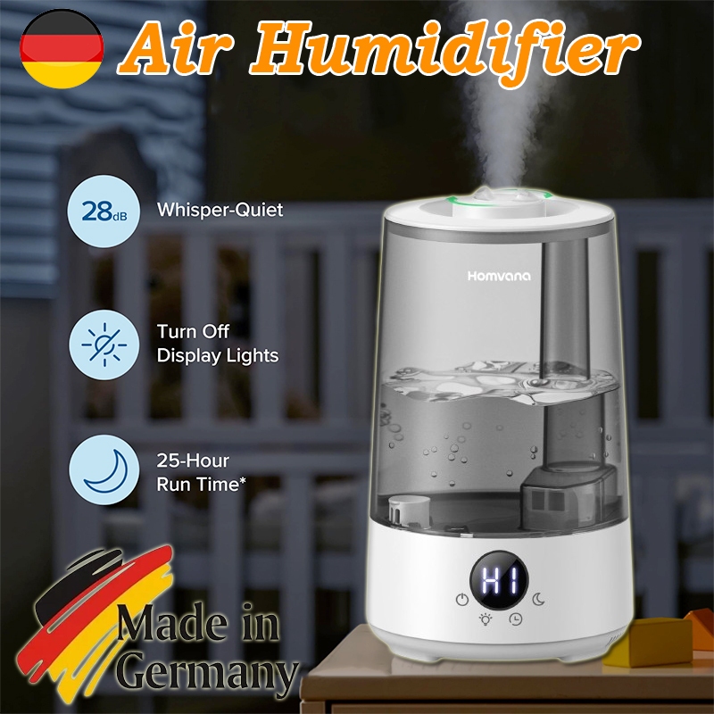 Humidifier Air Purif 4L/2L/0.6L Ultrasonic Humidifier for Room Diffuser ...