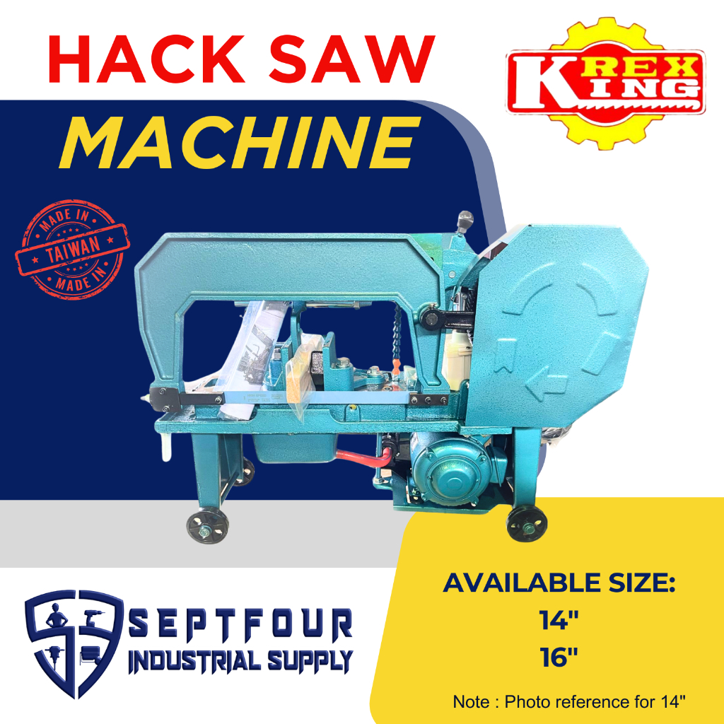 Kingrex 14" 1/3Hp Hacksaw Machine (Made in Taiwan) Y14SP | Shopee ...