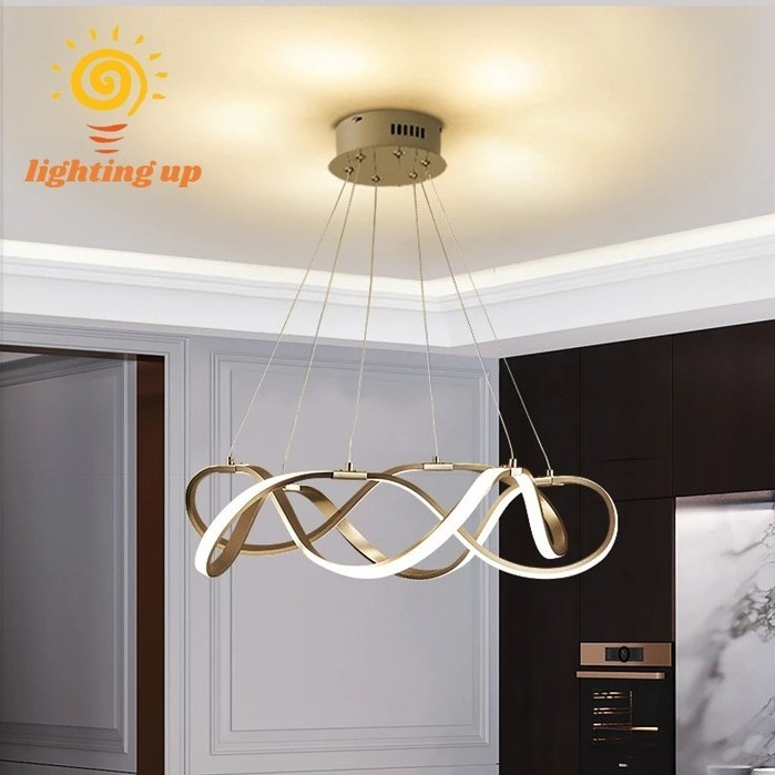 Modern Novelty Smart Dimmable Led Pendant Lights Living Room Decor ...