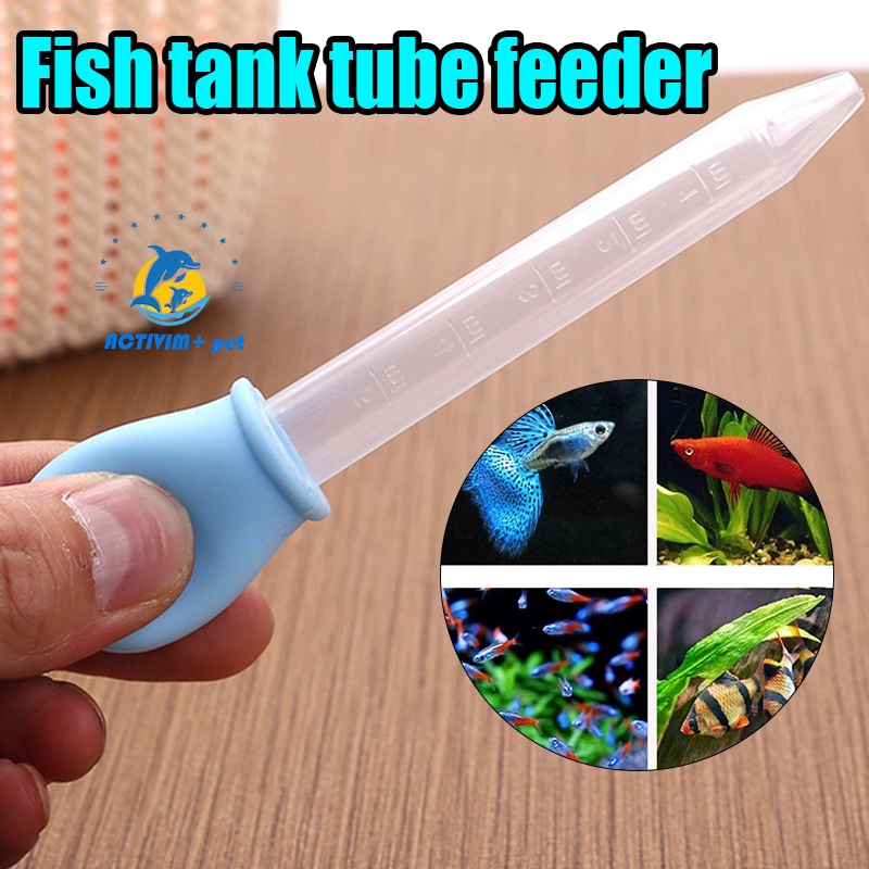 Aquarium Mini shrimp egg tube feeder Siphon Turkey Baster for Fish Tank ...