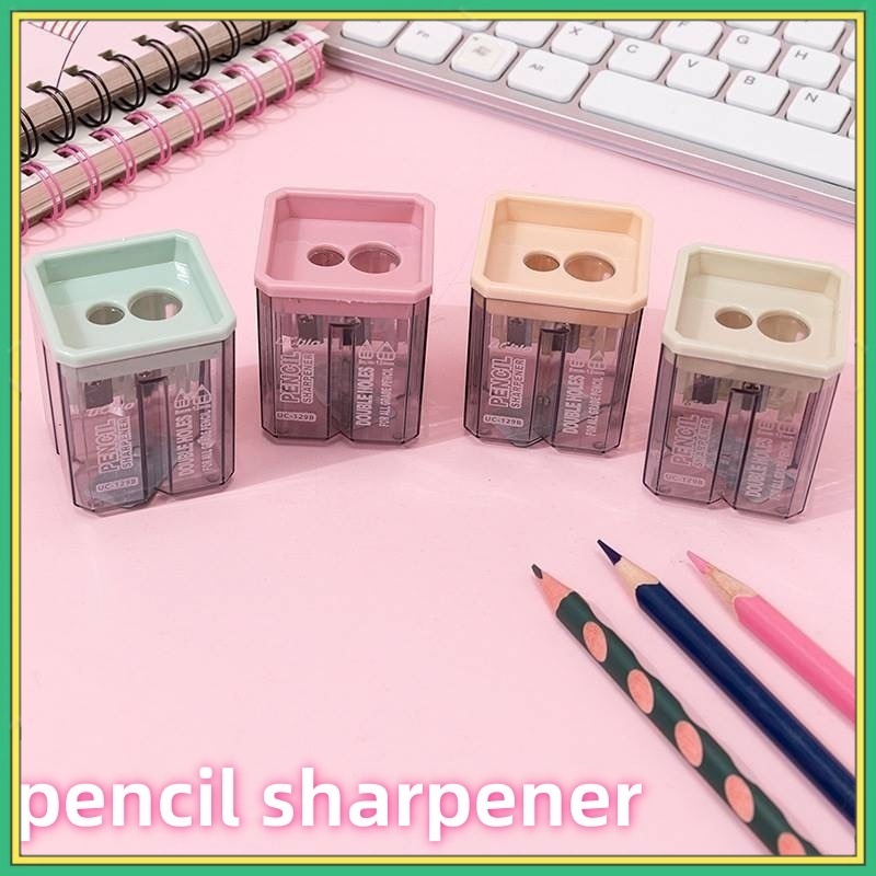 Morandi Cute Pencil Sharpener Double Hole Design High Quality Office ...
