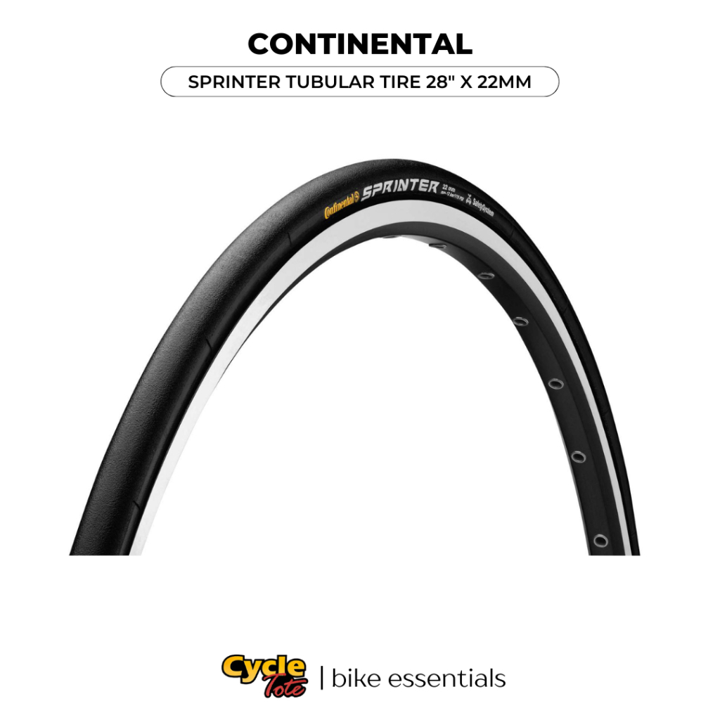 Continental Sprinter Tubular Road Racing Tire 28" x 22mm | Shopee ...