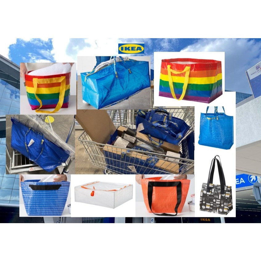 PeppaVi IKEA Original FRAKTA / BRATTBY / STORSTOMMA Shopping bag, Small ...