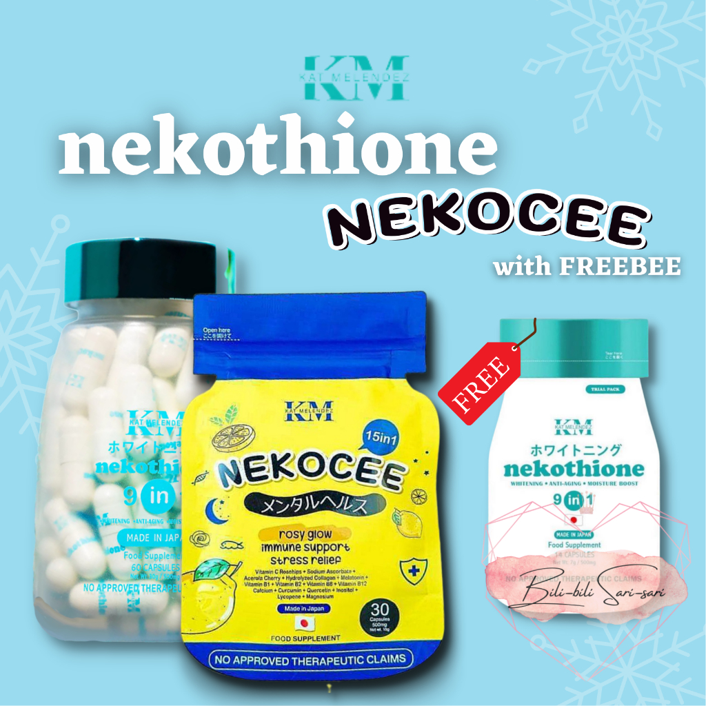NEKOTHIONE & NEKOCEE COMBO by KM Kath Melendez | Glutathione and ...