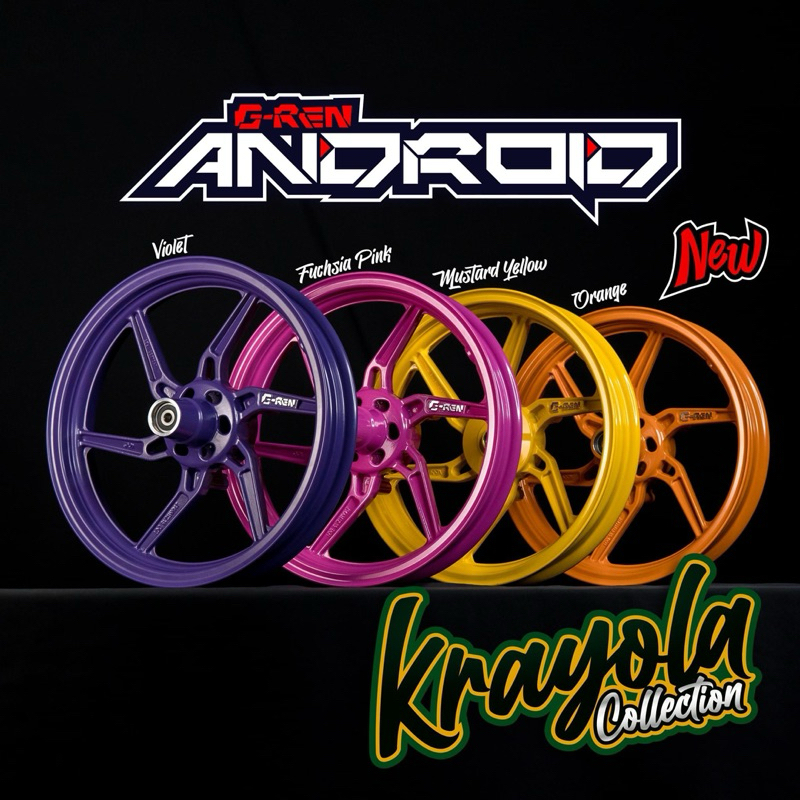 G-ren Android Mags Krayola Edition Nmax V2 14s | Shopee Philippines