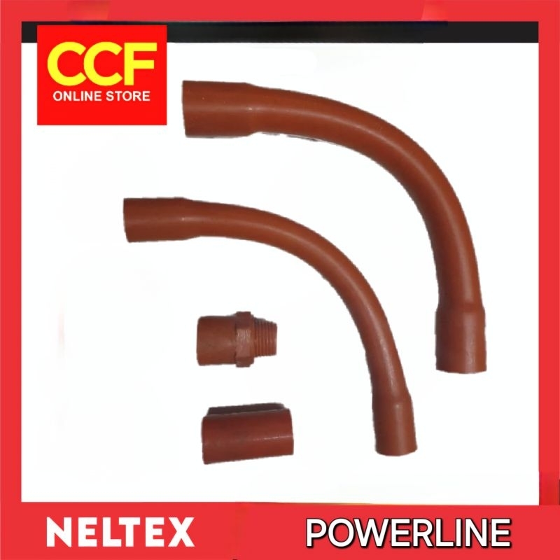Pvc Elbow Copling Fittings Electrical Neltex Powerline ( each sold ...