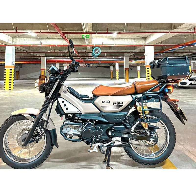 YAMAHA PG-1 HEAVY DUTY TOPBOX BRACKET WITH SIDE PANNIER BRACKET ...