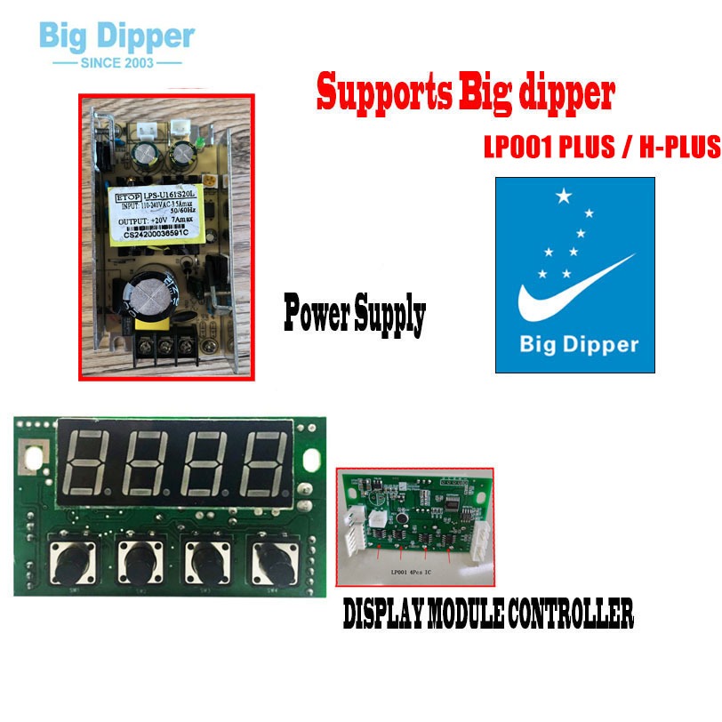 Big Dipper LP-001 Power Supply Power Board & Display Module Controller All Spot And Laser Lihgts ...