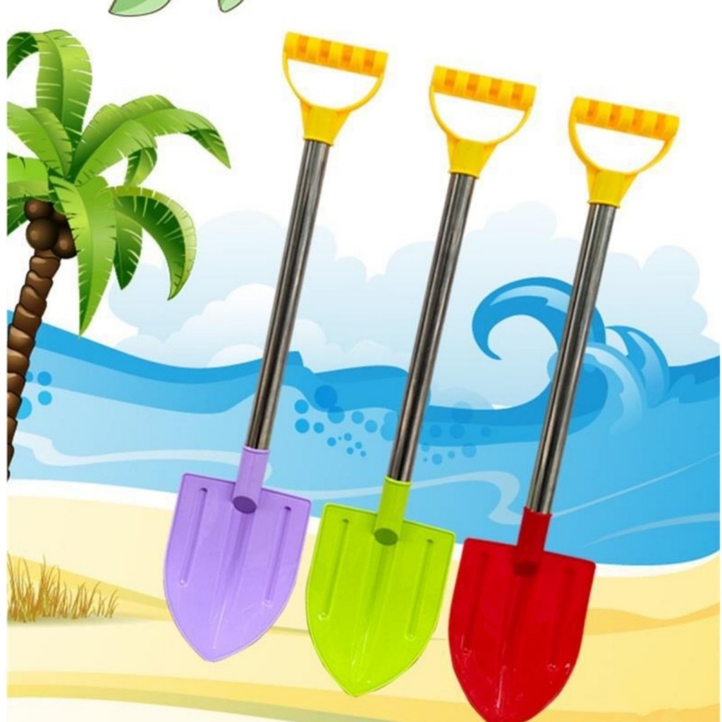Children's beach toy shovel baby play snow shovel play sand water tool ...