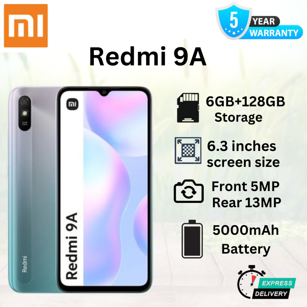 XiaoMi Redmi 9A 6GB ROM + 128GB | 5000mAh | Xiaomi Philippines New ...