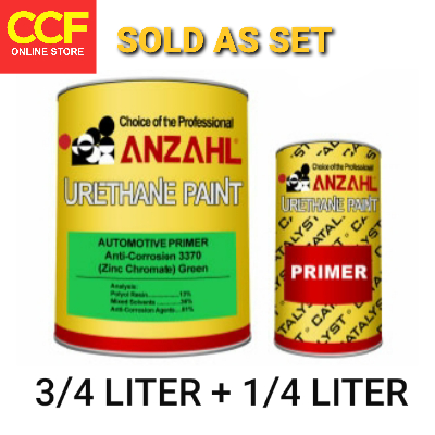 Anzahl Urethane Paint Automotive Primer Anti Corrosion Green with Primer Catalyst 1 Liter ...