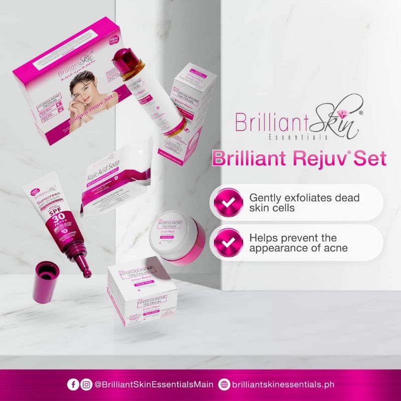 NEW PACKAGING Brilliant Skin Essentials Rejuvenating/Whitening Facial ...