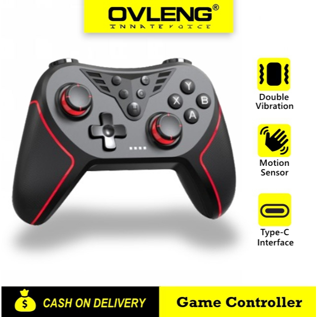 T43 Multi-function Ergonomic Design Gaming Controller w/ Double ...