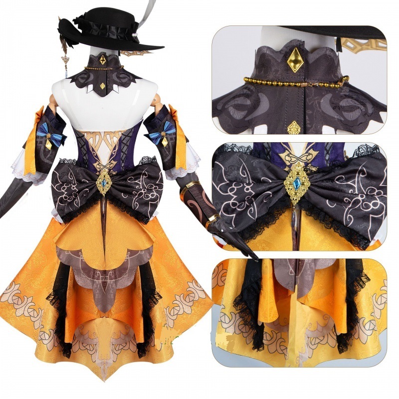 Genshin Impact cos Navia cosplay Game anime clothing set for women 891 ...