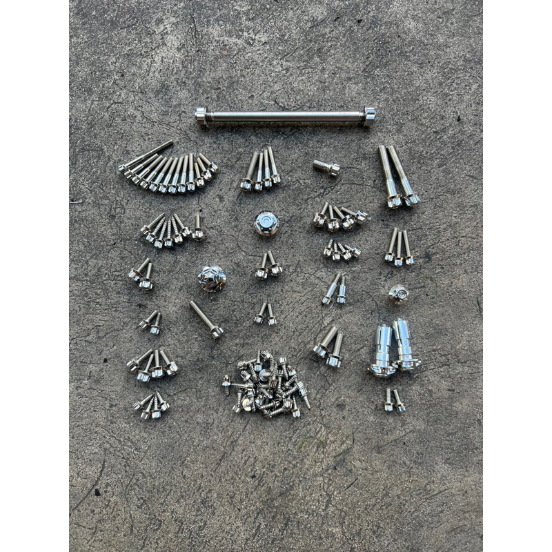 SC SIAM CNC BOLTS FOR YAMAHA FAZZIO - Made in Thailand, CNC Made ...