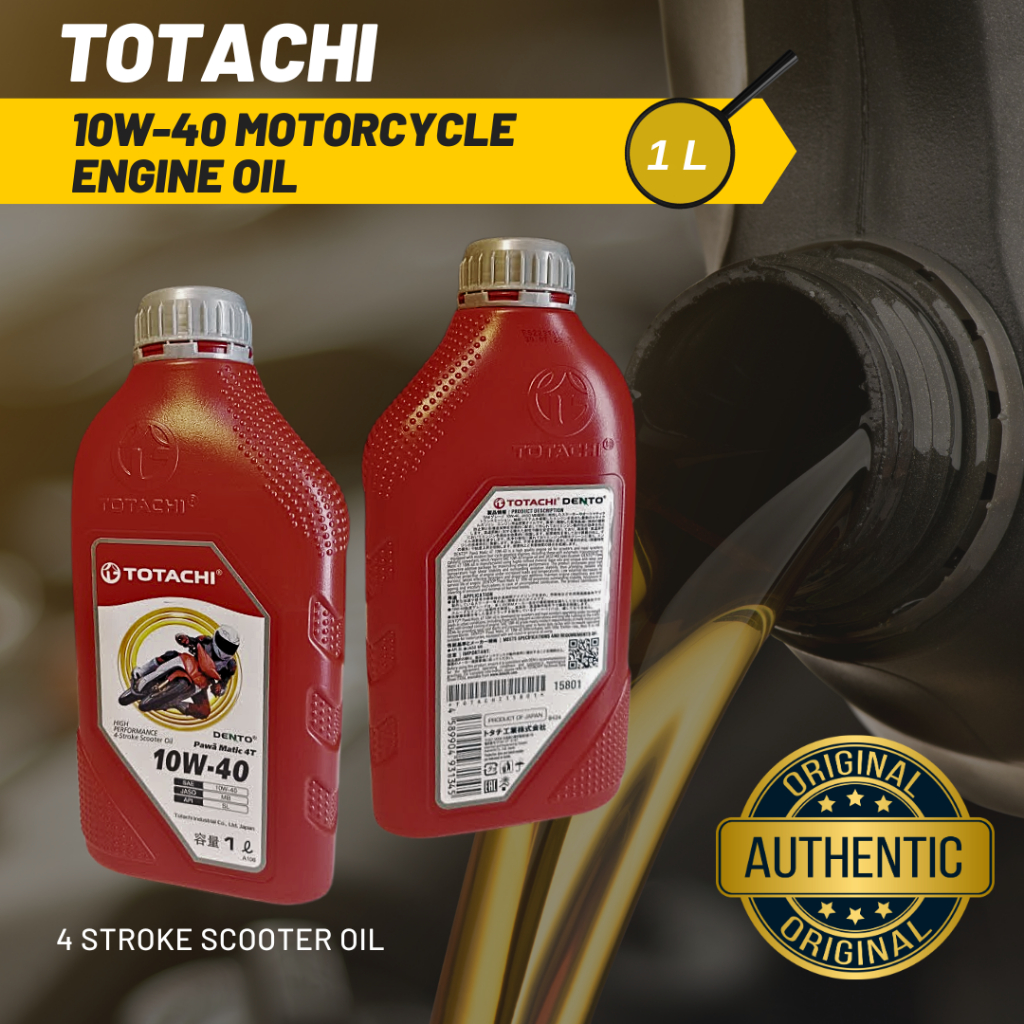 TOTACHI 10W40 Full Synthetic Motorcycle Engine Oil | Shopee Philippines