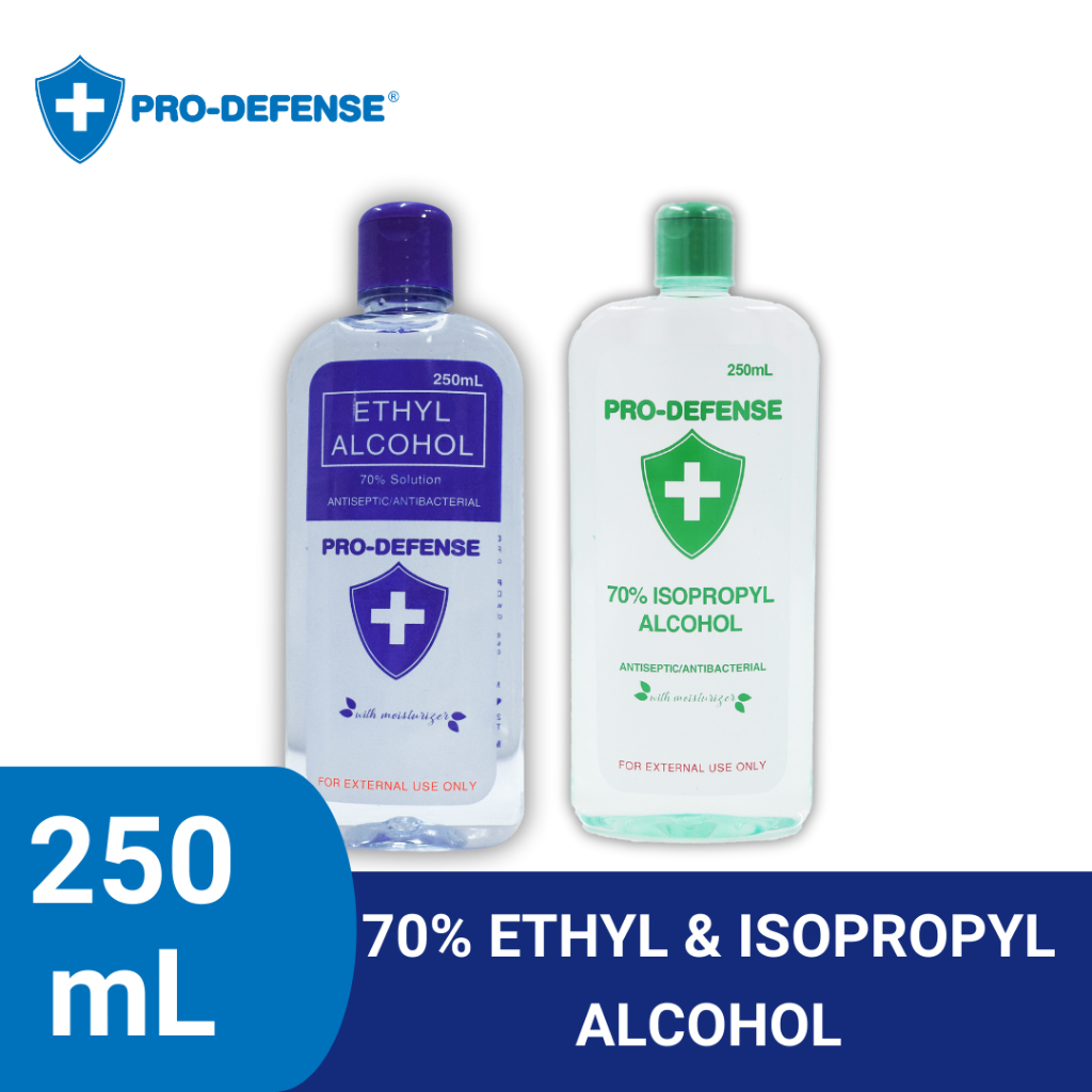 Pro-Defense 70% Ethyl and Isopropyl Alcohol 250 ml | Shopee Philippines