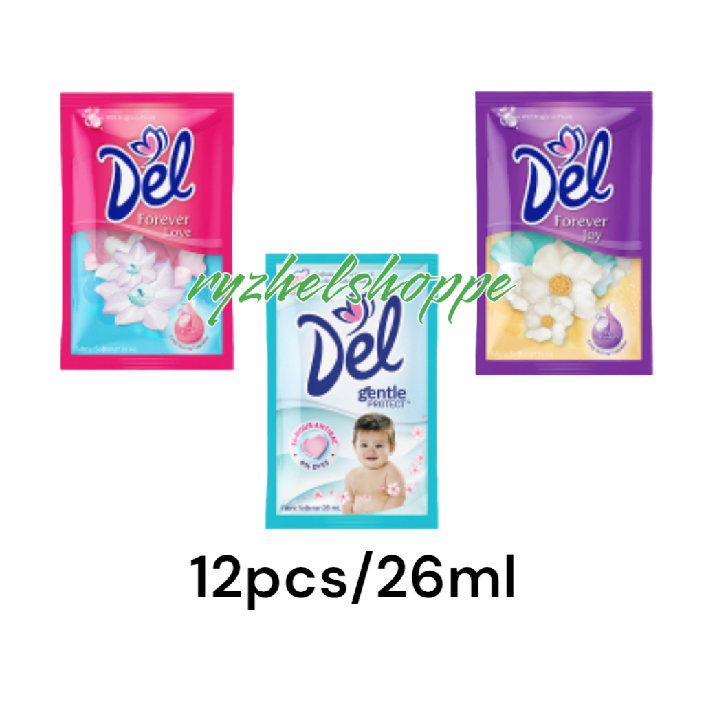 ROS GROCERS DEL FABRIC SOFTENER 26MLX12 | Shopee Philippines