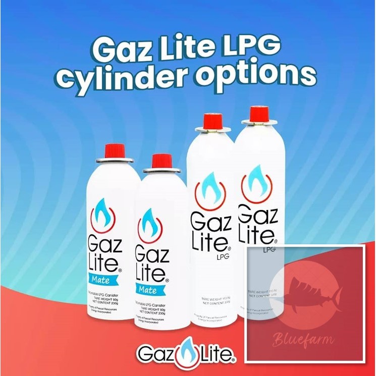 Gazlite Cylinder - Gaz Lite 230/330g LPG Cylinder / Canister, per piece ...