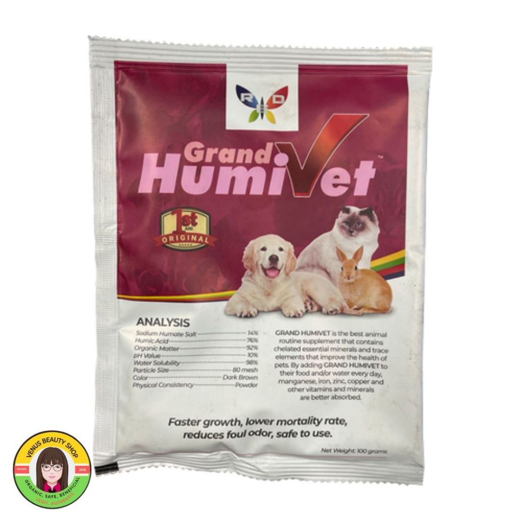 GRAND HUMIVET 2025 Expiration, 100% Organic Supplement for Livestock ...