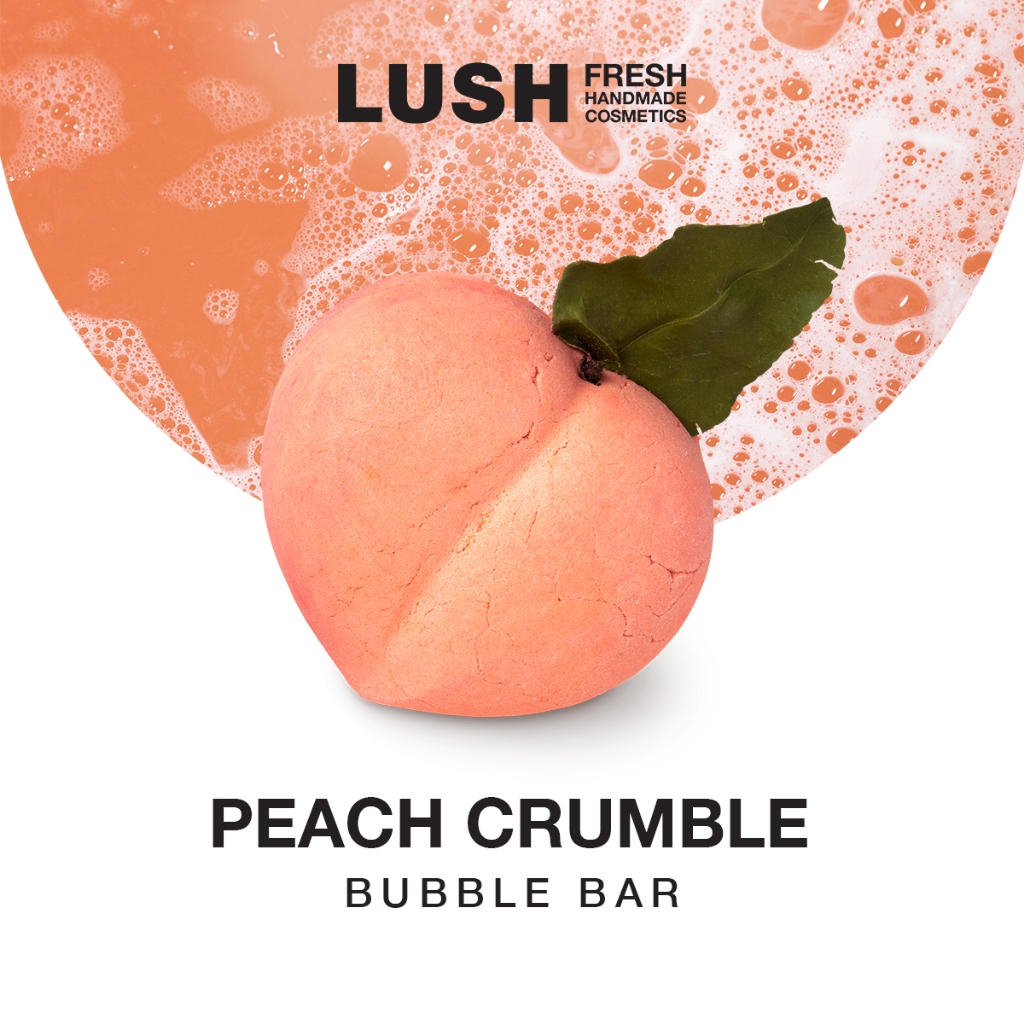 LUSH Peach Crumble Bubbleroon 200g (Moisturizing) | Shopee Philippines