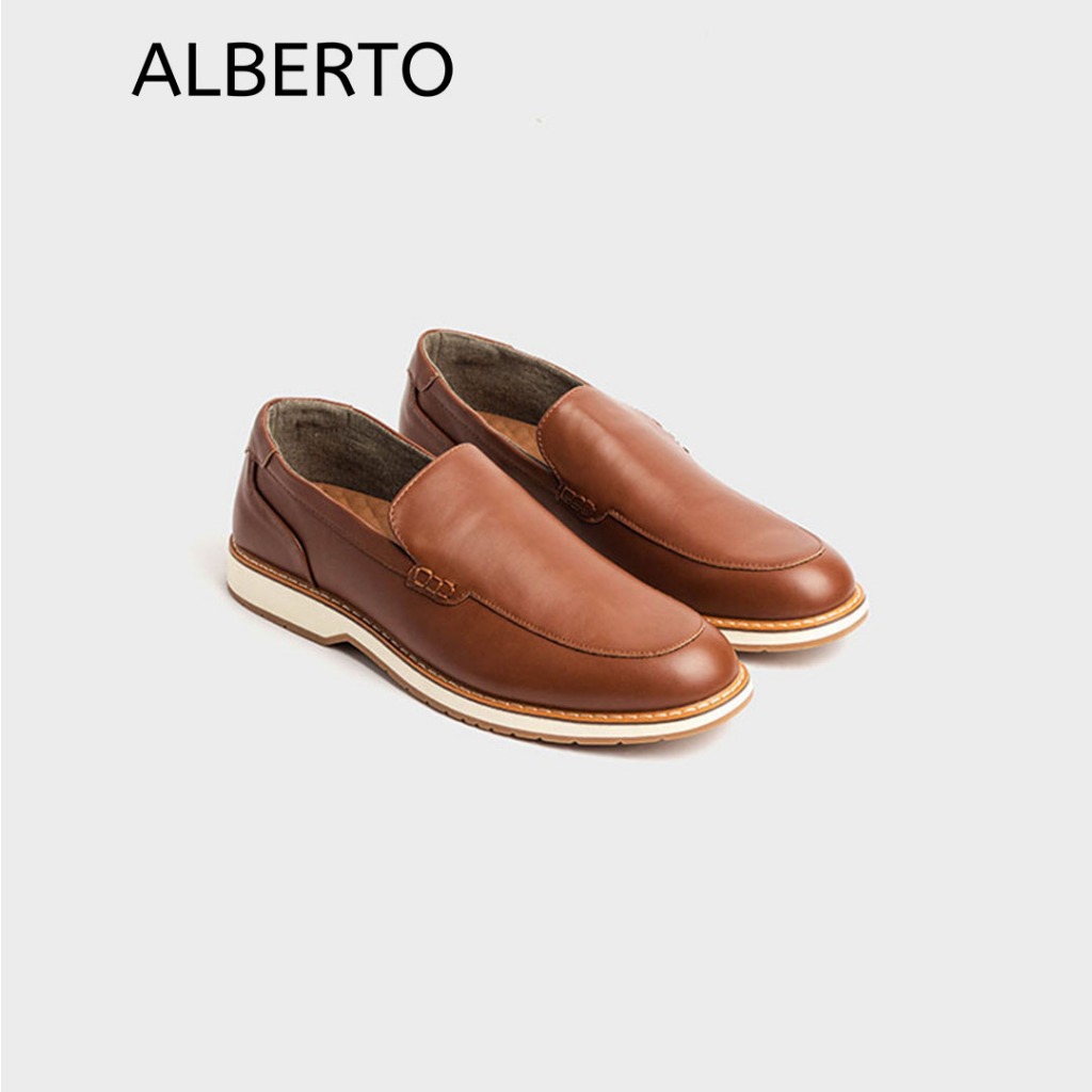 ALBERTO Men's Elliot Formal Slip-on | Shopee Philippines