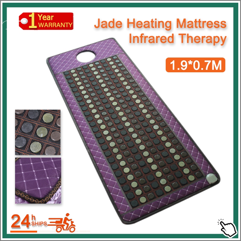 Mattress Jade Massage bed With Heat Therapy of Stones Tourmaline ...