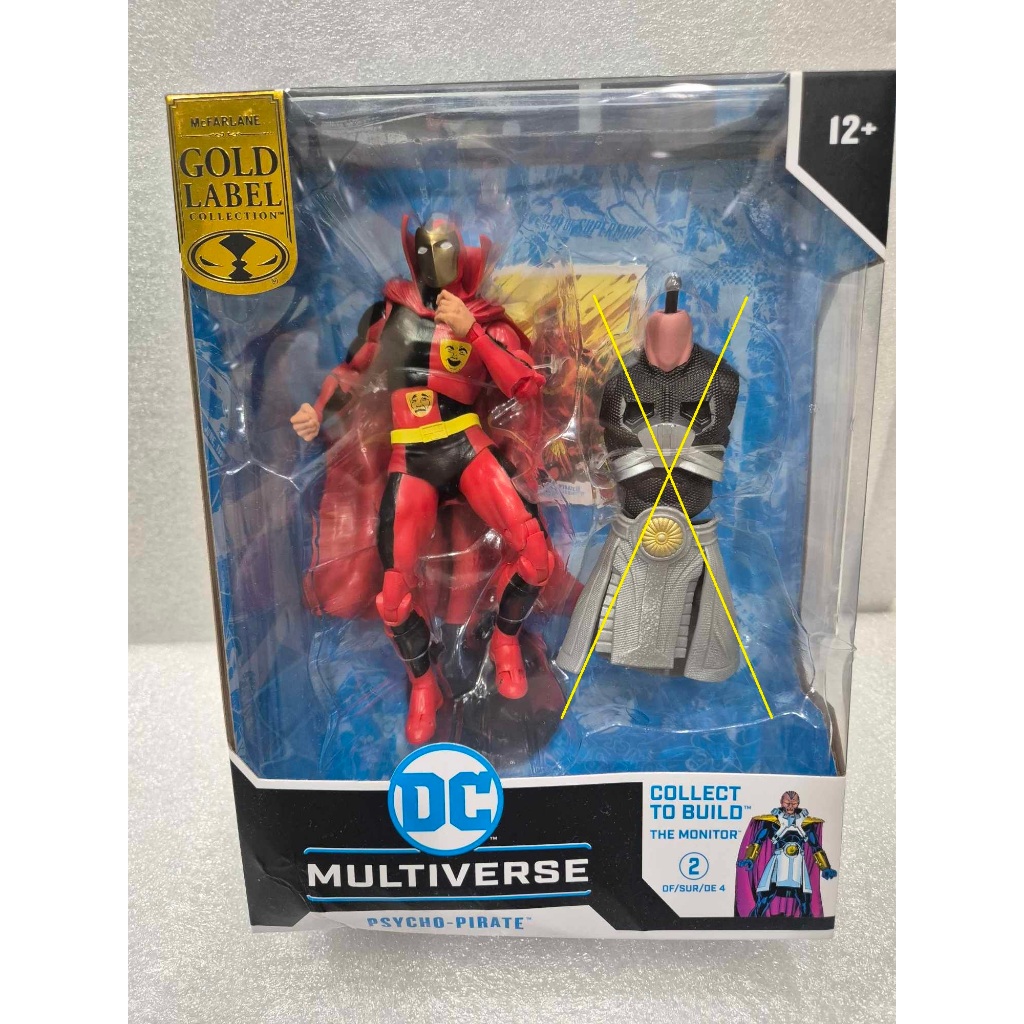 Mcfarlane Psycho Pirate DC Multiverse Crisis On Infinite Earth Monitor ...