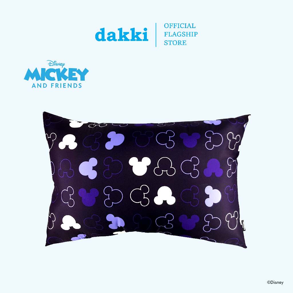 Dakki 20"x30" Mickey Iconics Purple King Pattern Pillow | Shopee ...