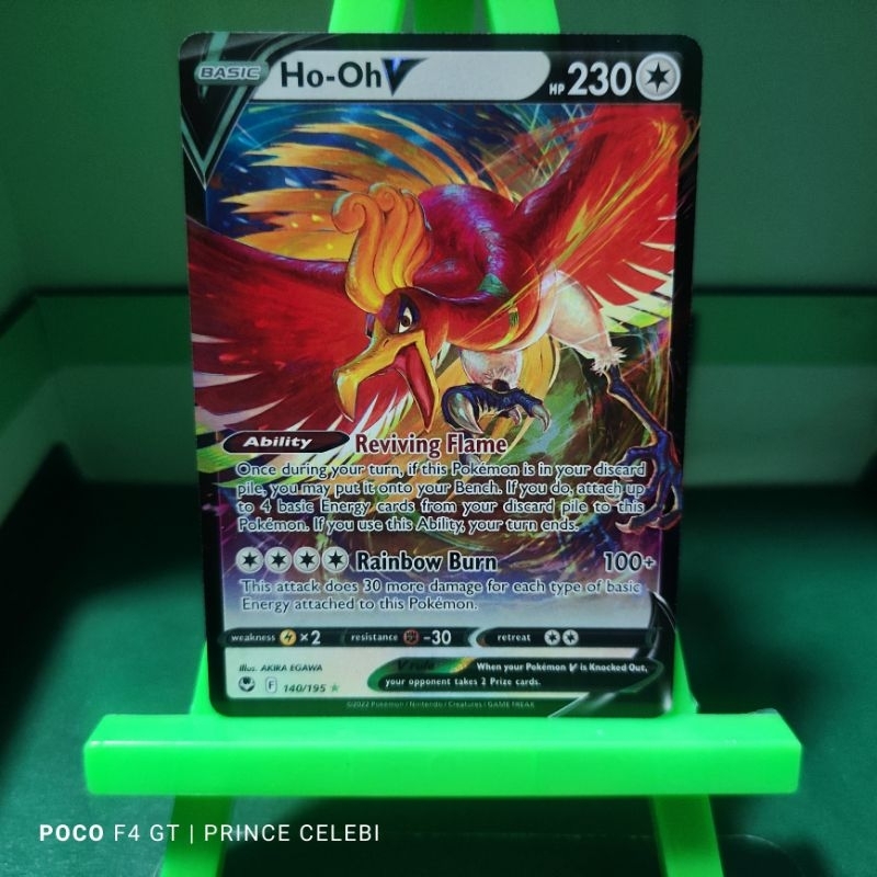 Pokemon TCG - Ho-Oh V | Shopee Philippines