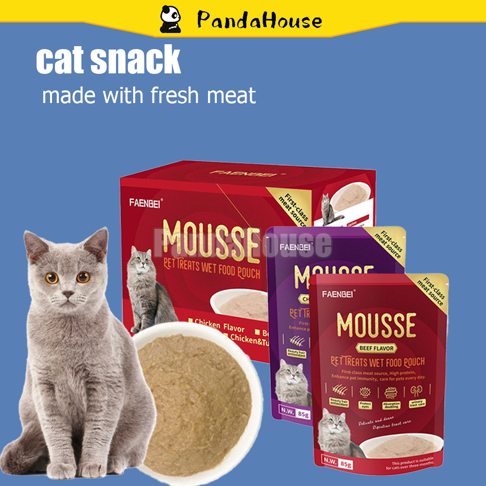 Cat Wet Food Cat Snack 85 g Chicken Beef Cat Food | Shopee Philippines