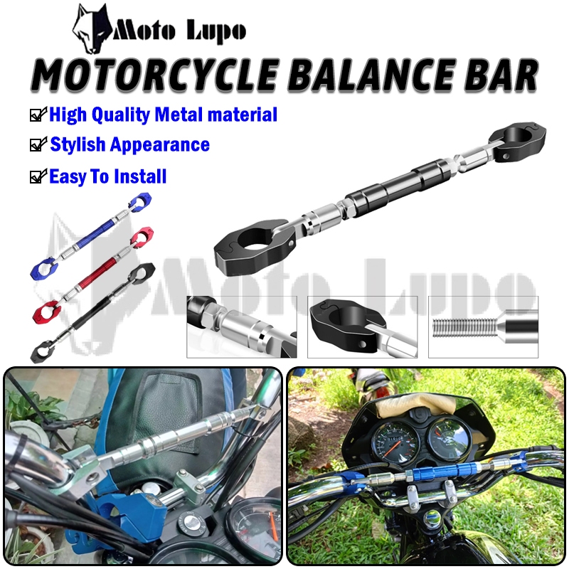 Motorcycle Handlebar Balance Bar Universal Adjustable Crossbar Strength ...