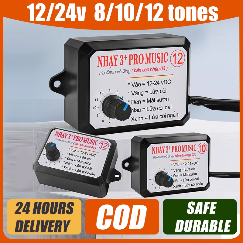 Universal Nhay 3+ Pro Music Rapid Horn Relay module Car Horn Controller ...