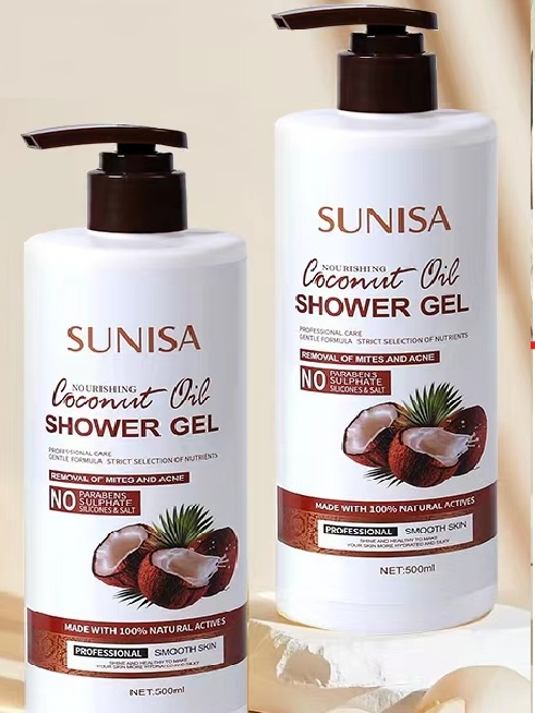 Buy 1 Take 1 Coconut Oil Shower Gel 500ML Nourishing Body Cream ...