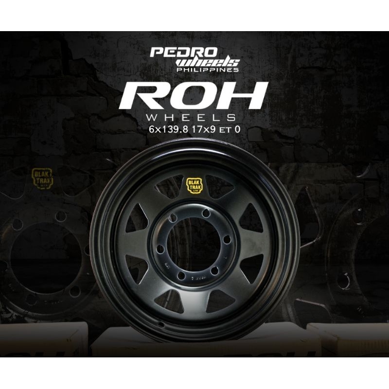 17x8 17x9 6x139.7 ⚠️ 1 PIECE ⚠️ Roh Australia Steel Rims ONE PIECE ...