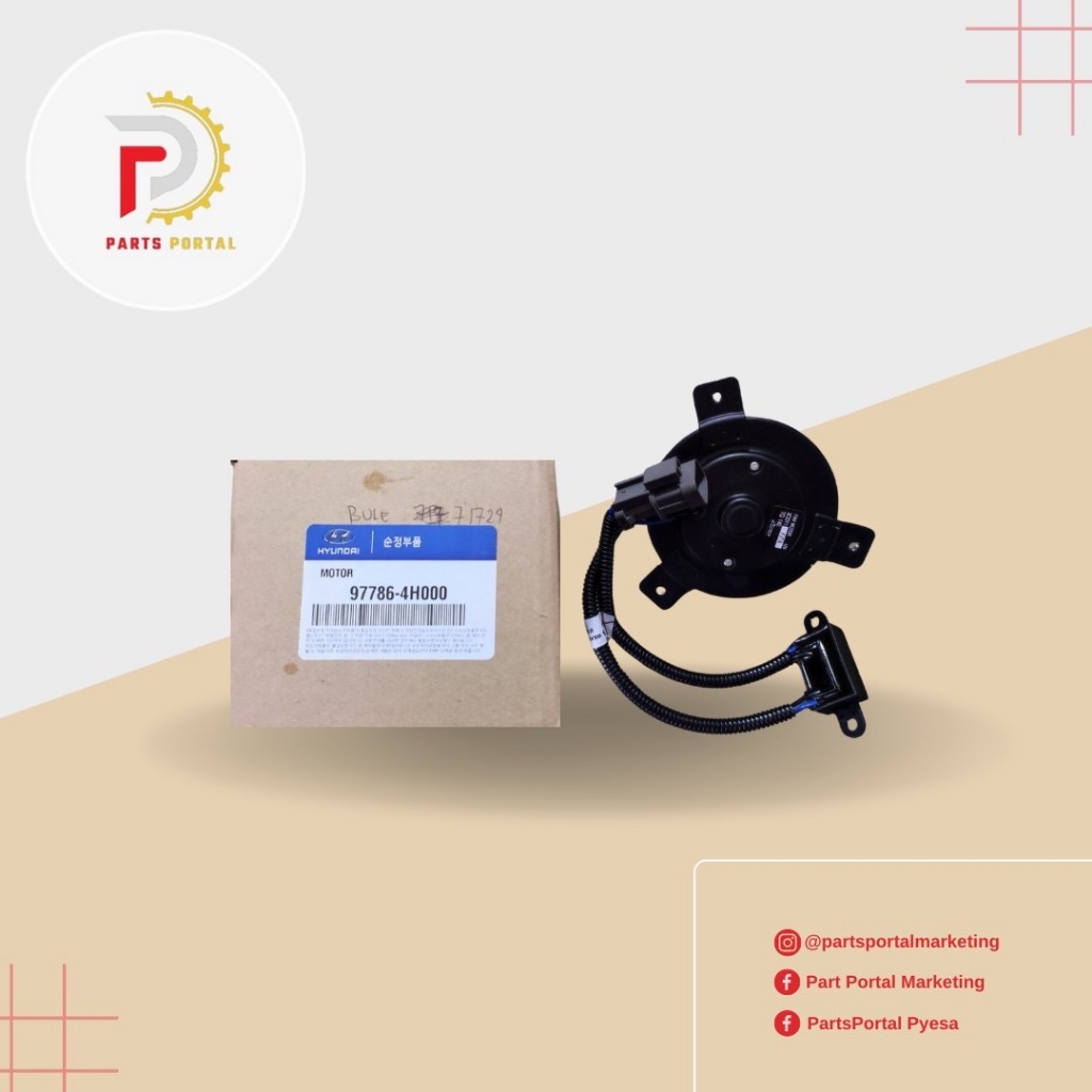 GENUINE Hyundai Grand Starex Fan Motor Radiator / Condenser 2008-2017 ...